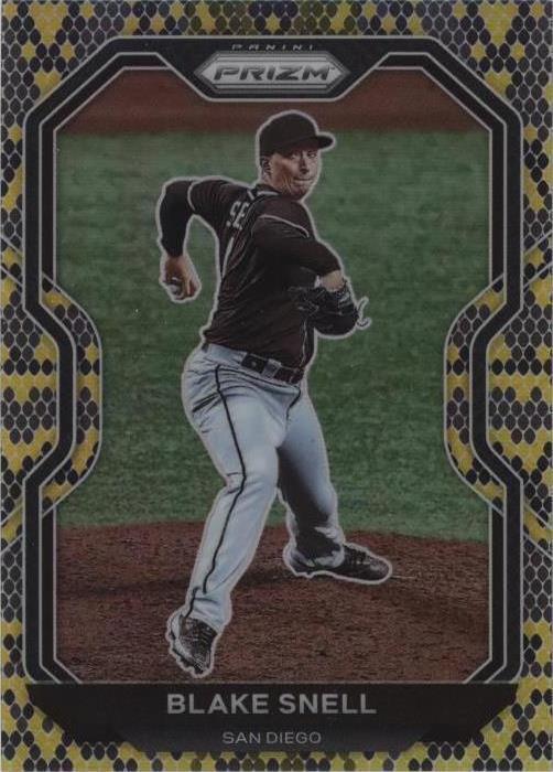 2021 Panini Prizm - Blake Snell #37 Snake Skin Prizm /50 for sale ...
