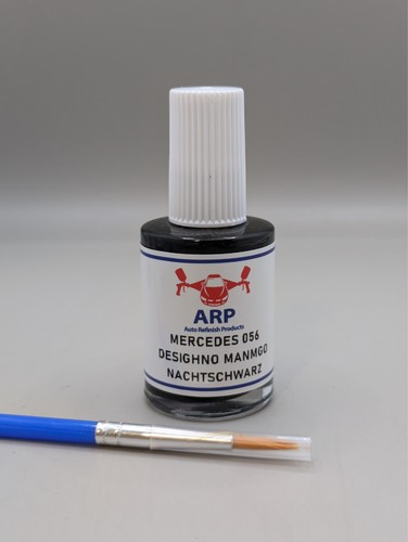 For MERCEDES CODE 056 DESIGHNO MANMGO NACHTSCHWARZ Touch up Paint ...