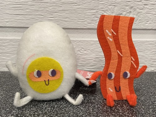 Target Spritz Valentines 2022 Felt Bacon & Egg Duo Cute Breakfast ...