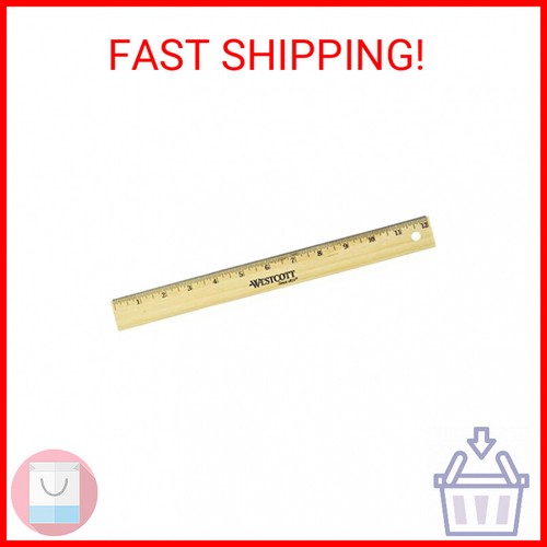 Westcott 10381 Wooden Ruler, 12 Inch | eBay