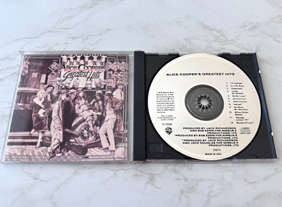 Alice Cooper Greatest Hits CD EARLY PRESS! Warner 3107-2 Vincent ...