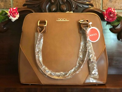 DOCA AUTHENTIC HANDBAG WOMEN'S FASHION MADE IN GREECE BROWN | eBay