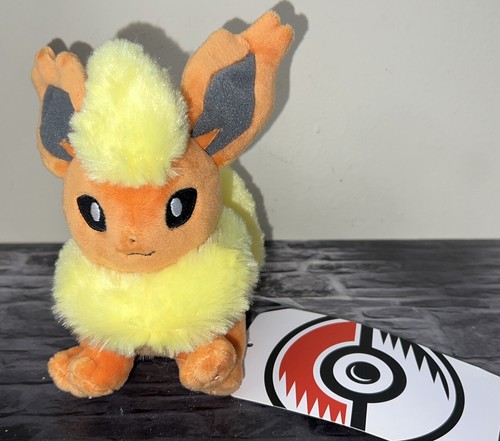 Pokemon Center Original Flareon Sitting Cuties Plush NEW w/ Tags USA ...