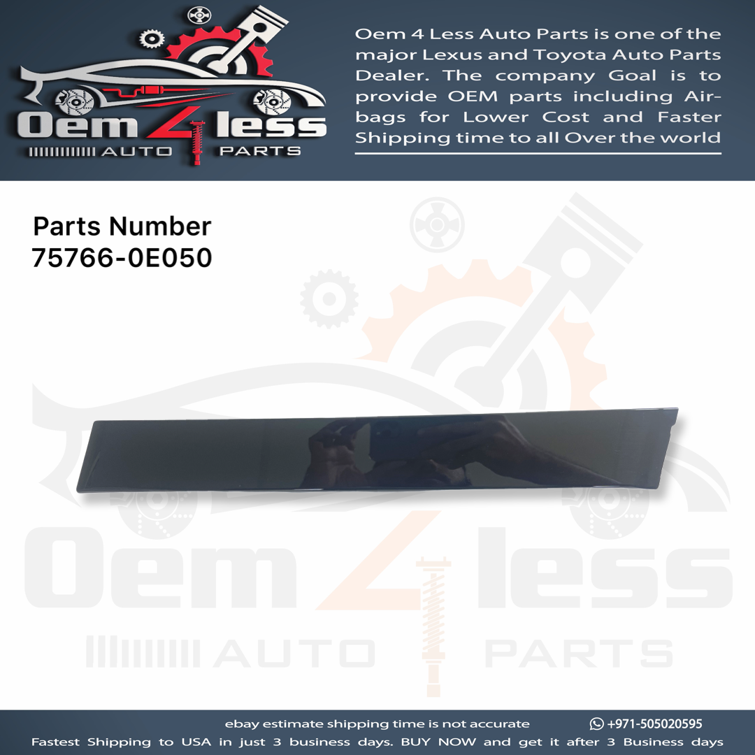 Toyota Highlander Rear Left Door Applique 2020 2021 2022 OEM 75766 ...