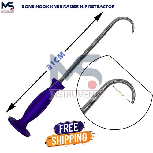 Bone Hip Hook Blount with Teflon handle 31 cm OR Grade Surgical ...