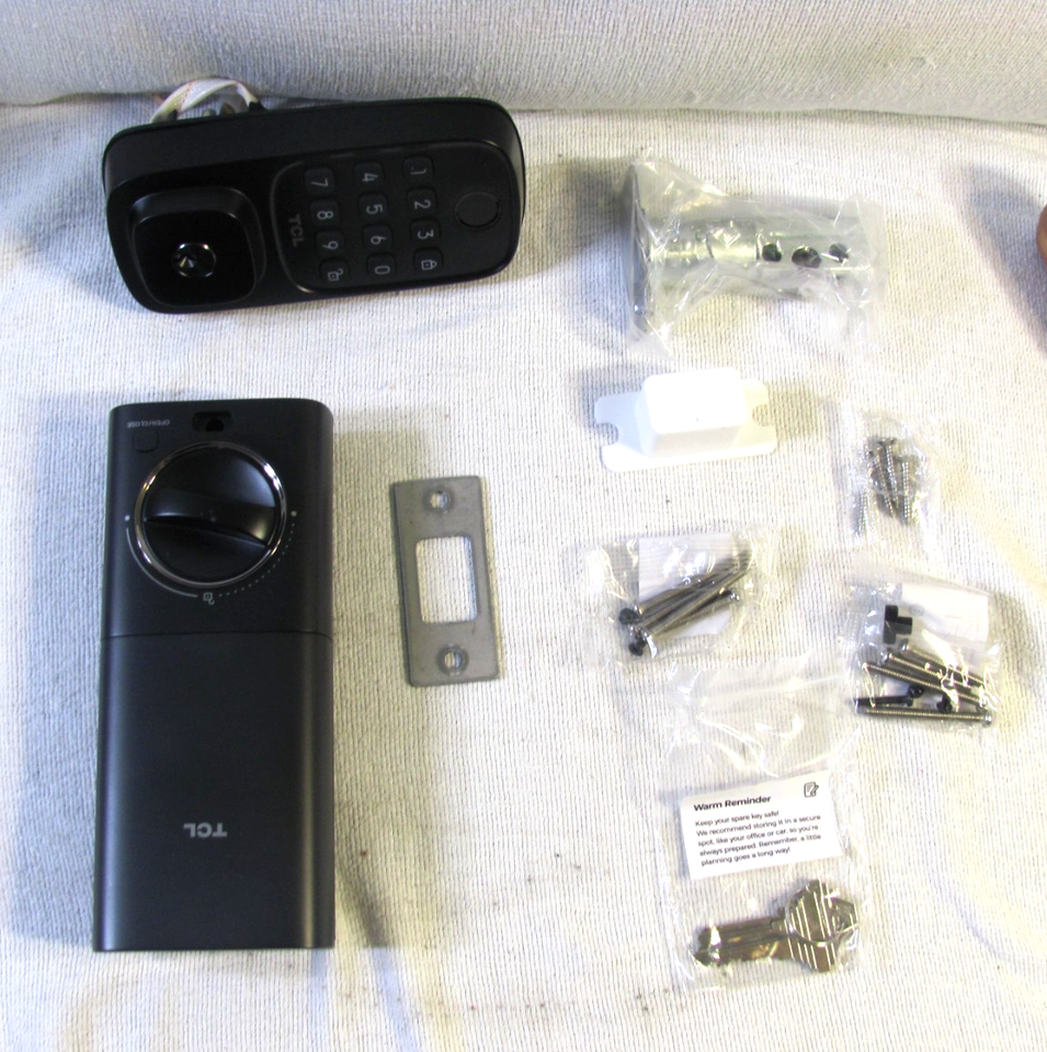 TCL Smart Lock D1 Keyless Entry WiFi Keypad Fingerprint Deadbolt" New ...