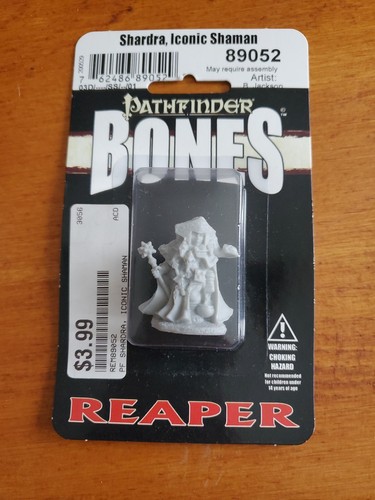 Reaper Miniature 89052 SHARDRA ICONIC SHAMAN - Bones Pathfinder ...