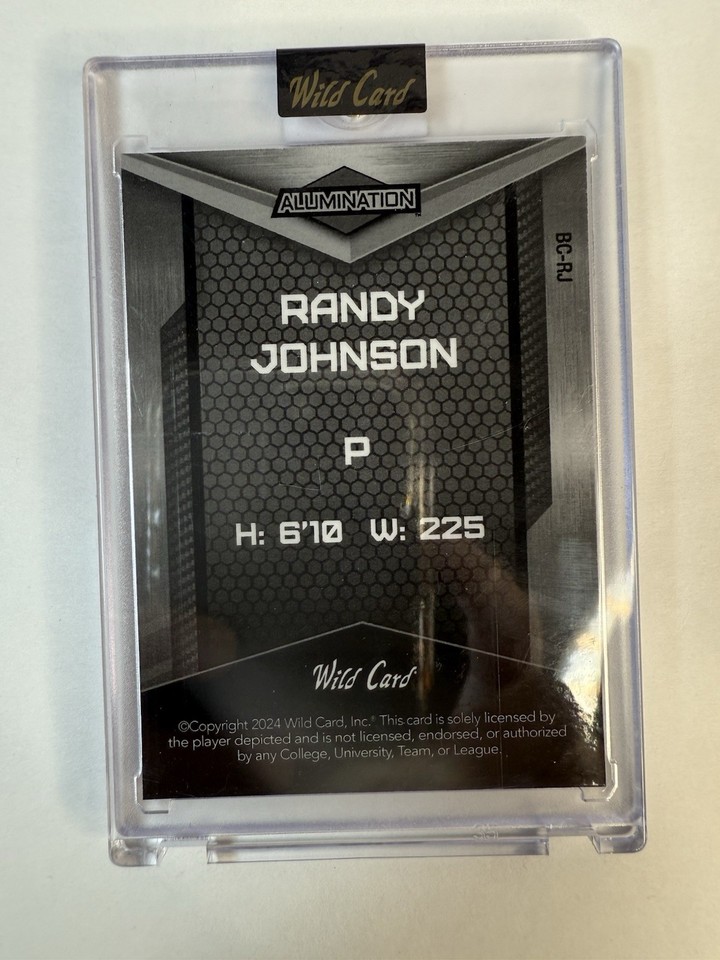2024 Wild Card Just The Hits Randy Johnson /10 | eBay