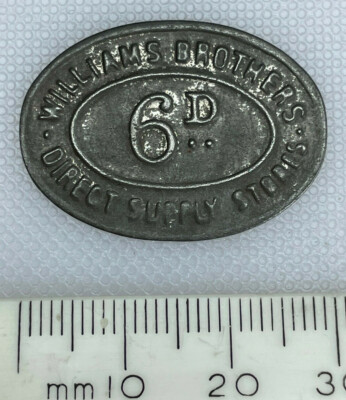 Nice Collectable Williams Brothers Direct Supply Stores 6D Token | eBay UK
