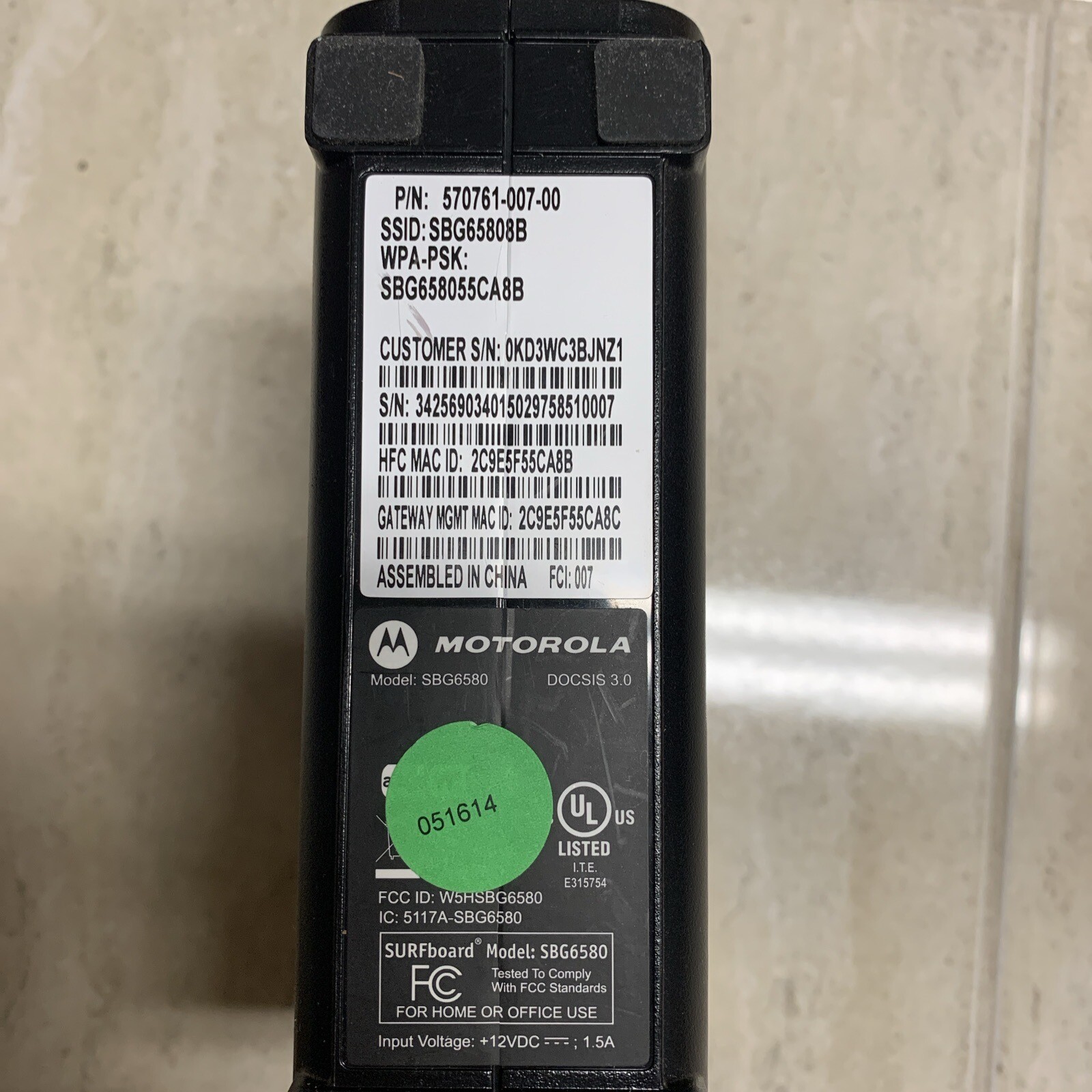 OLD ROUTER 3 PCS (arris SB6183)(arris CM820A)(MOTOROLA SBG6580) NOT ...