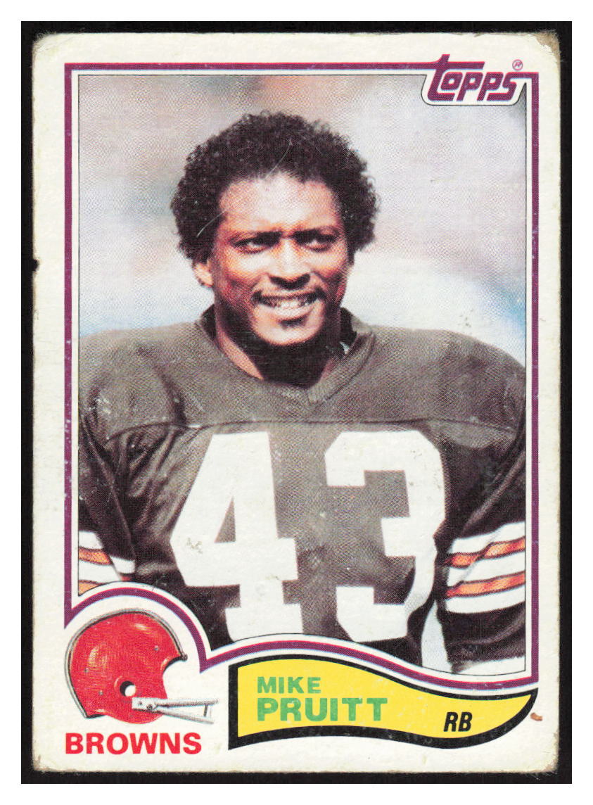 1982 Topps #70 Mike Pruitt - Cleveland Browns | eBay