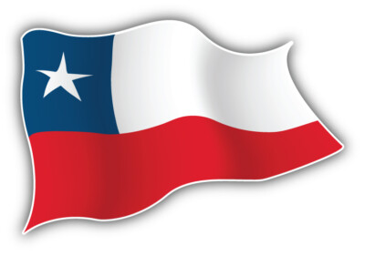 Chile Waving Flag Car Bumper Sticker Decal ''SIZES'' | eBay