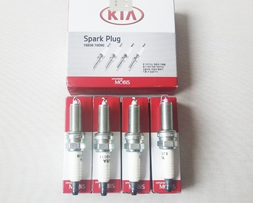 KIA SOUL MORNING FORTE SORENTO HYUNDAI I30 ELANTRA Spark Plug 4Pcs ...