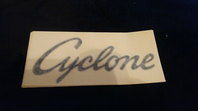 1969 MERCURY CYCLONE REAR QUARTER PANEL DECALS SET OF 2X IN BLACK w ...