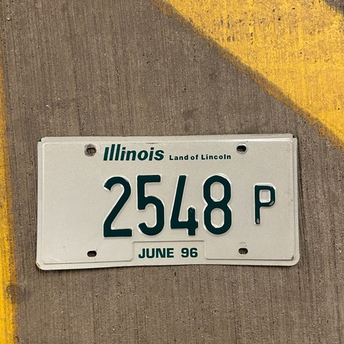 1996 Illinois Truck License Plate Garage Auto Decor Four Digit Car Show ...