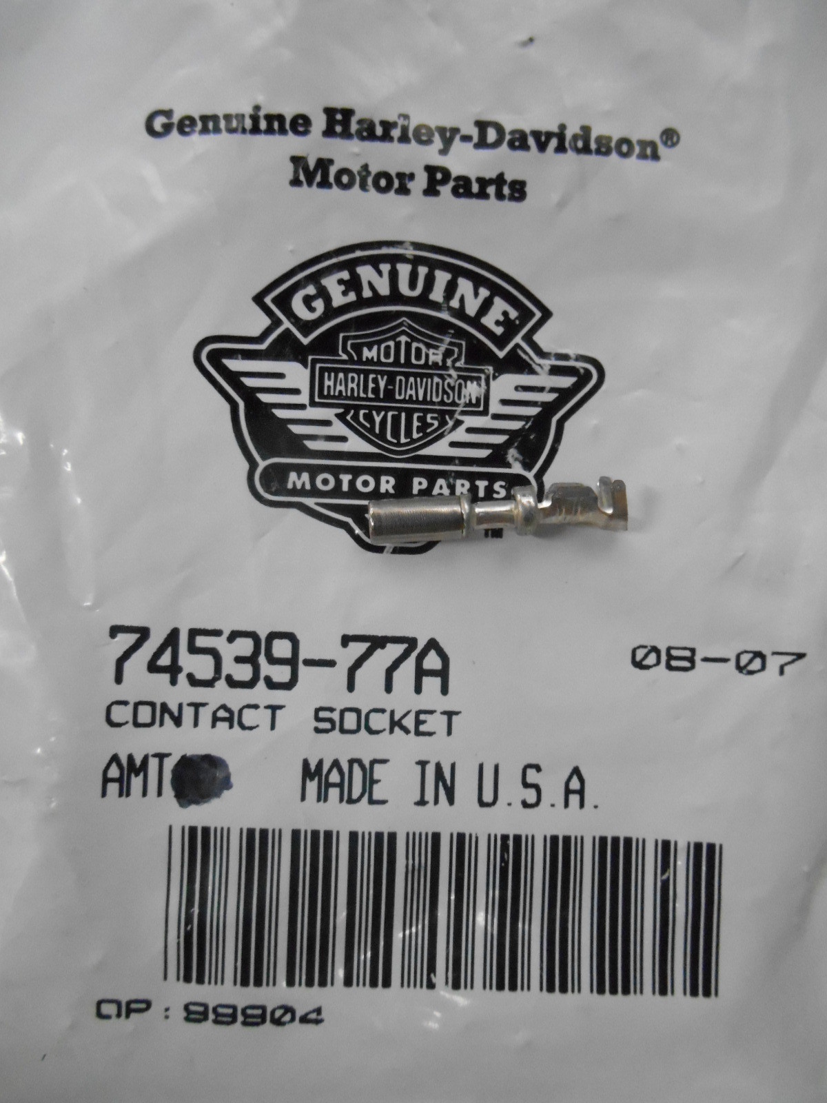NOS Harley Davidson Contact Socket 1984 XLS Roadster XLH 87 FXST 74539 ...