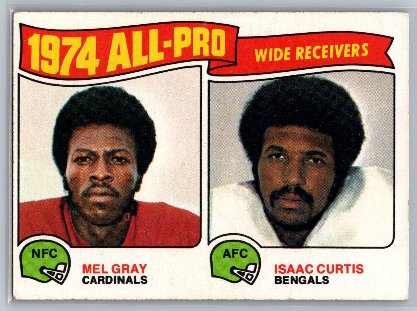 1975 Topps #211 Mel Gray/Isaac Curtis AP | eBay