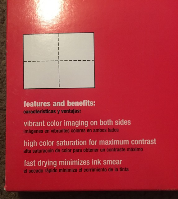 Staples Matte Coated Postcards Inkjet 4up 148 5.5" X 4.25" Cards for ...