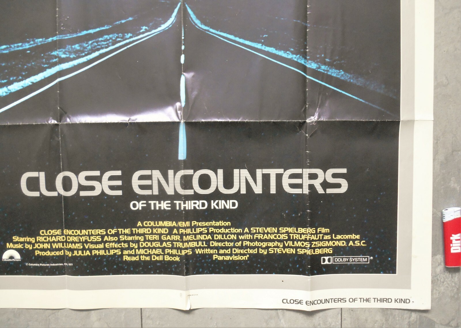 Vintage '77 Movie Poster CLOSE ENCOUNTERS OF THE THIRD KIND by Steven ...