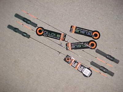 4 NEW CELSIUS BOILING POINT ICE FISHING RODS 27” LIGHT for PANFISH JIGS ...