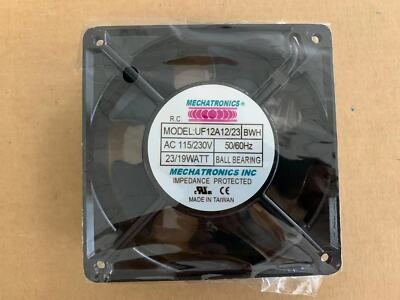 1x MECHATRONIC Fan UF12A12/23 BWH AC 115/230V 23/19W 2-Pin 12038 12CM ...