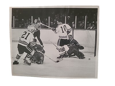 1970 NHL HOCKEY PHOTO TYPE 1 ROGIE VACHON SERGE SAVARD GOALIE DENNIS ...