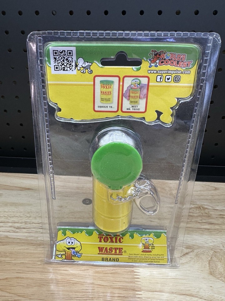 Brand New World's Coolest Toxic Waste Keychain Squeeze To Meet Mr ...