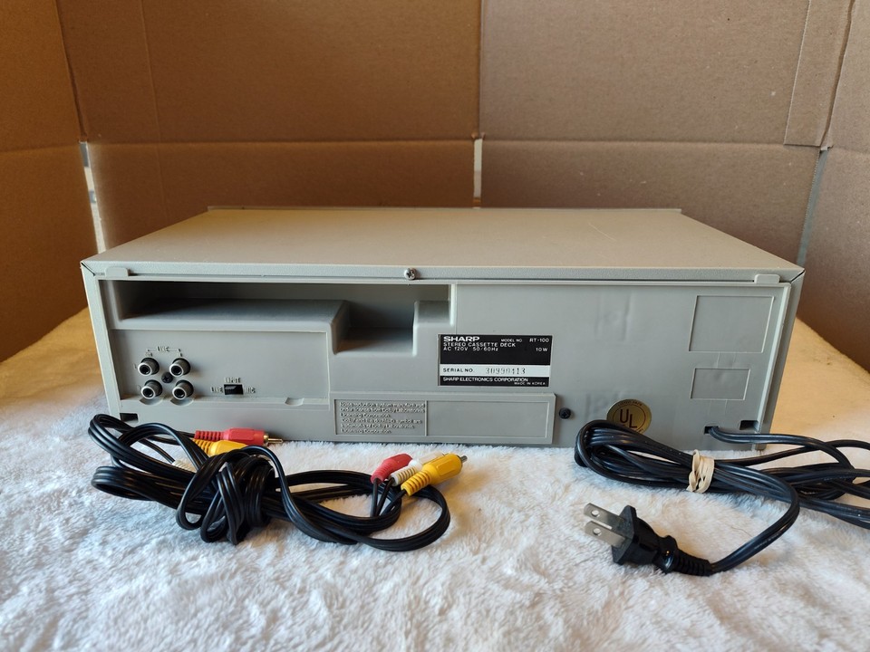 Sharp RT-100 Vintage Cassette Deck , Tested | eBay