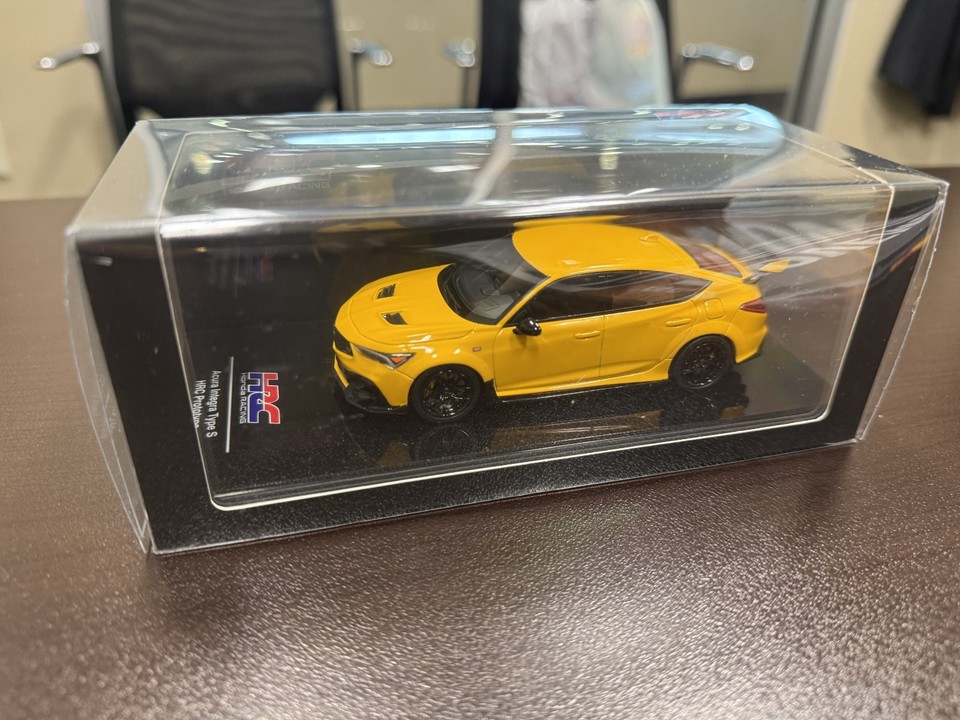 1:43 Acura Integra Type S HRC Prototype Yellow Limited Honda Racing ...