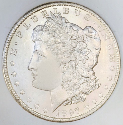 1897 O MORGAN DOLLAR! BLAAT WHITE BLAZER! MS++++RARE O MINT! MUST SEE ...