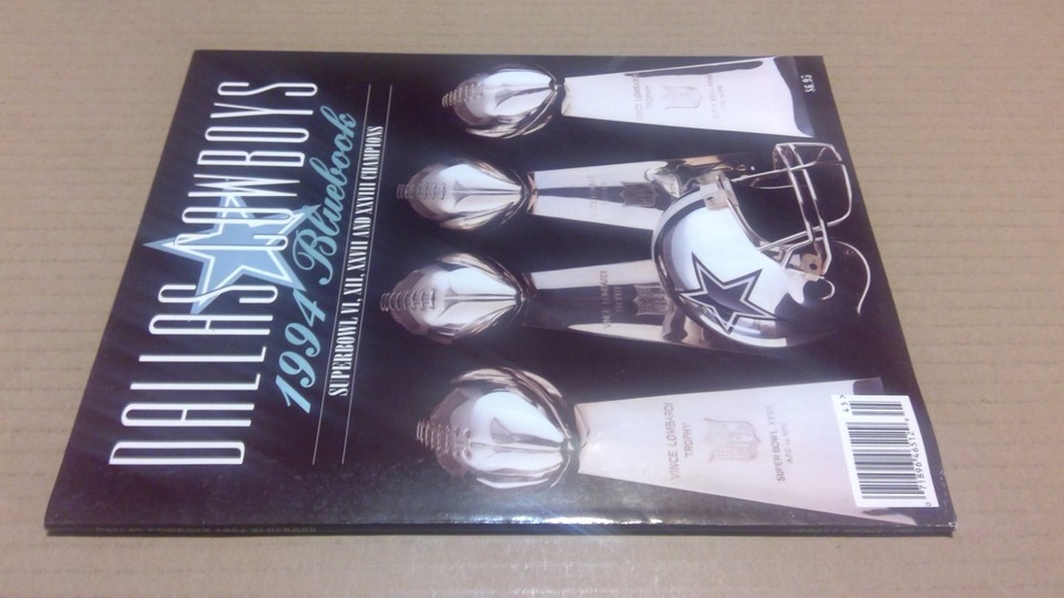 Dallas Cowboys Magazines Superbowl Program 1993 Bluebook 1994 Sport ...