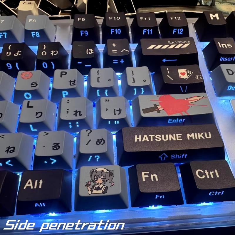 !!!CUTE Rabbit Hole Hatsune Miku Anime Keycaps 🌈🎀!! | eBay