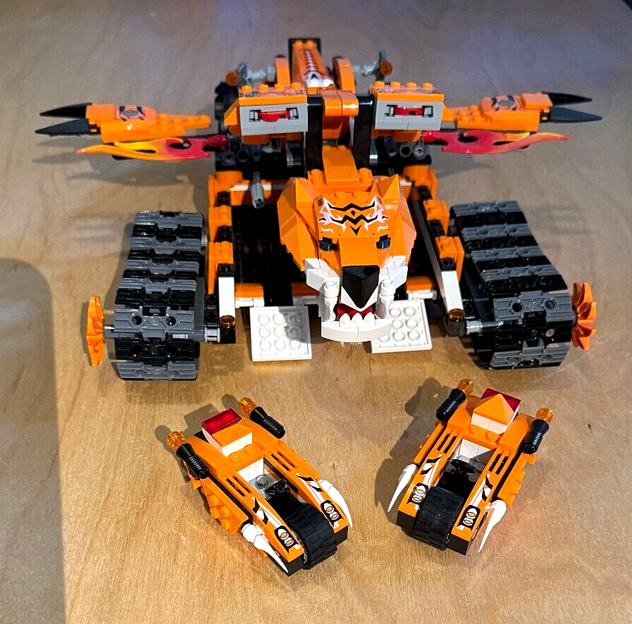 LEGO CHIMA: Tiger's Mobile Command (70224) 95% COMPLETE WITH ...