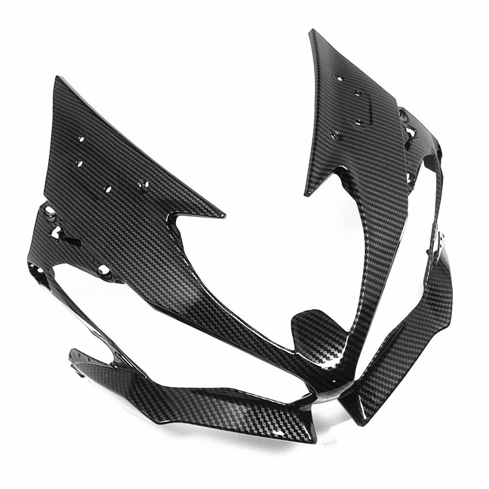 Front Nose Headlight Cover Fairing Cowl Carbon Fiber For KAWASAKI 2019 ...