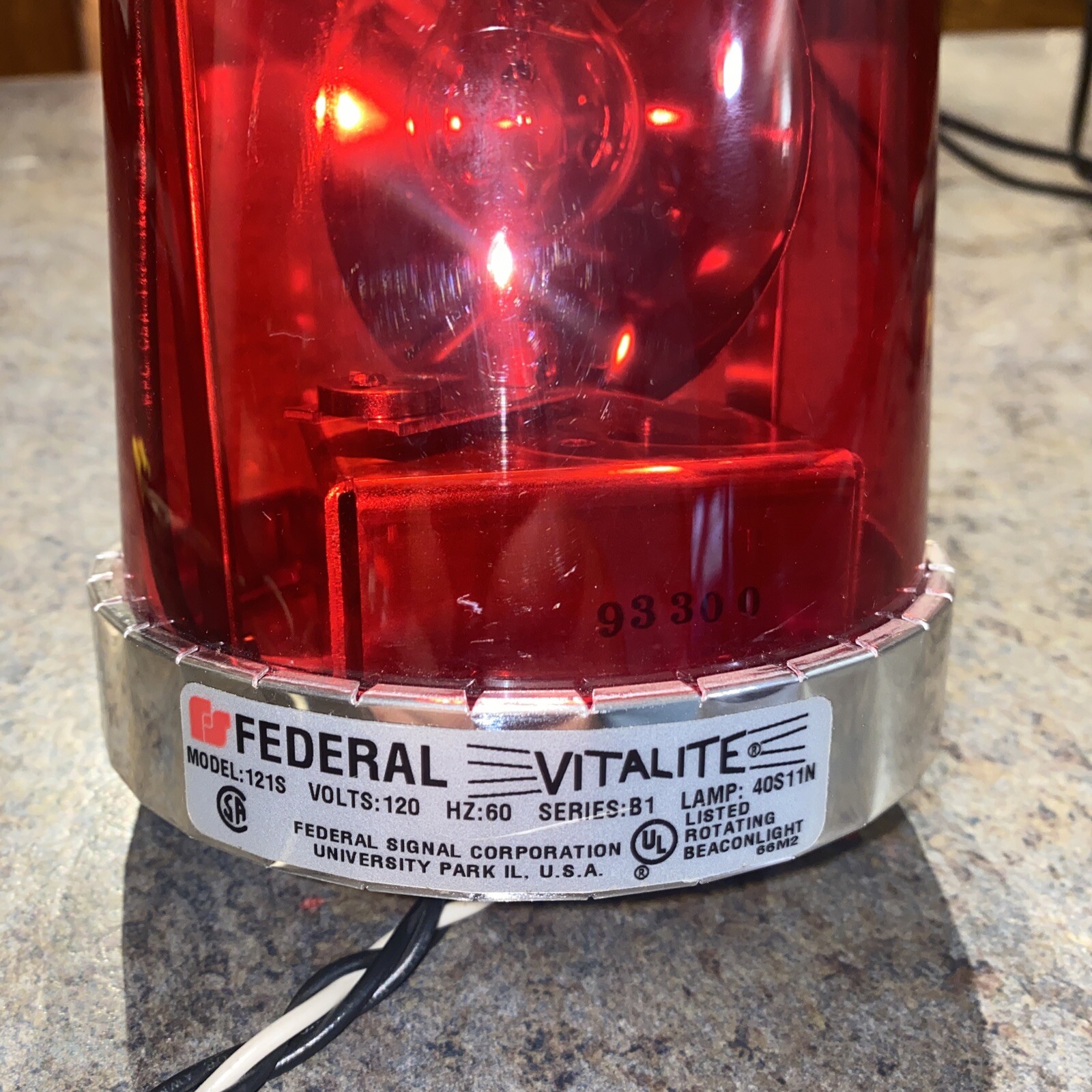 Rotating Beacon Light 120v | Shelly Lighting