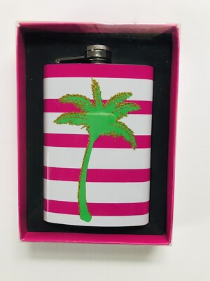 Palm Tree 8oz Stainless Steel Flask | eBay