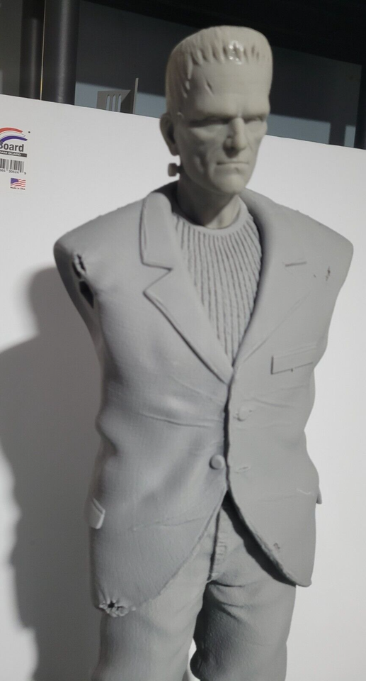 Frankenstein 3d Resin Model kit 23+ in Tall Hugh Kit approx 1/4 scale ...