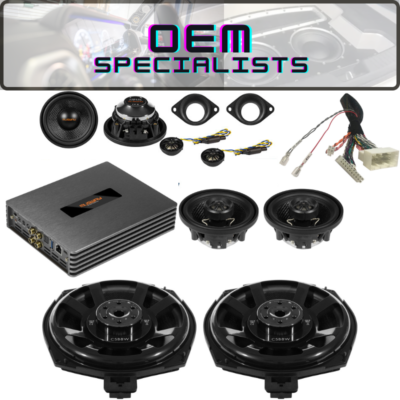 BMW 676 DSP Amp & speaker Upgrade Tier 4 3 way +R with 6ch dsp amp BMW ...