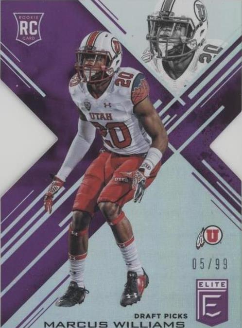 2017 Panini Elite Draft Picks - Draft Picks Marcus Williams #139 Status ...