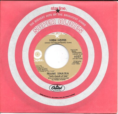 FRANK SINATRA High Hopes /All The Way 45 | eBay