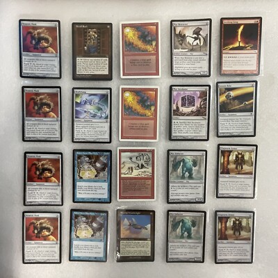 MTG Magic The Gathering 20 Card Lot Scroll Rack Skull Clamp ...