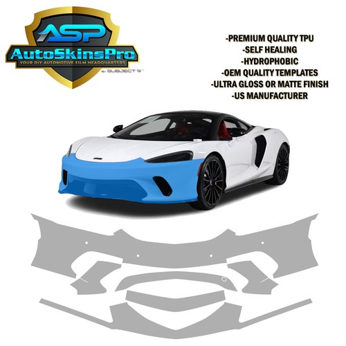 19-23 McLaren GT Premier TPU PPF Front Bumper Paint Protection Film bra ...