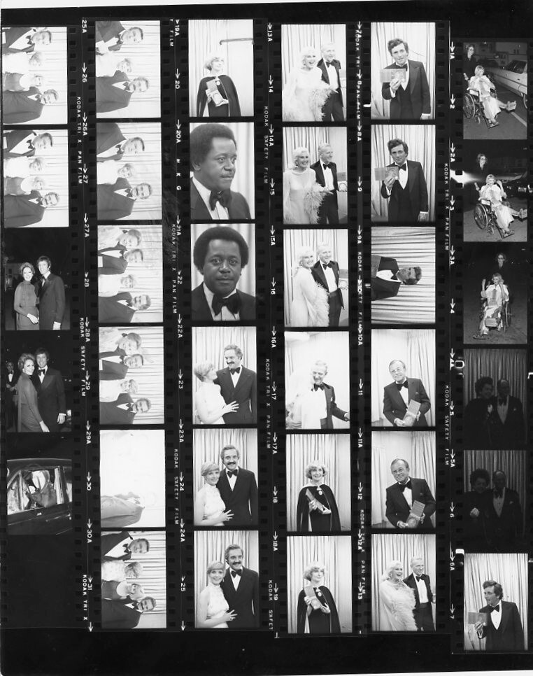 Contact Photo Sheet Negatives BETTE DAVIS JOANNE WOODWARD FRED ASTAIRE ...