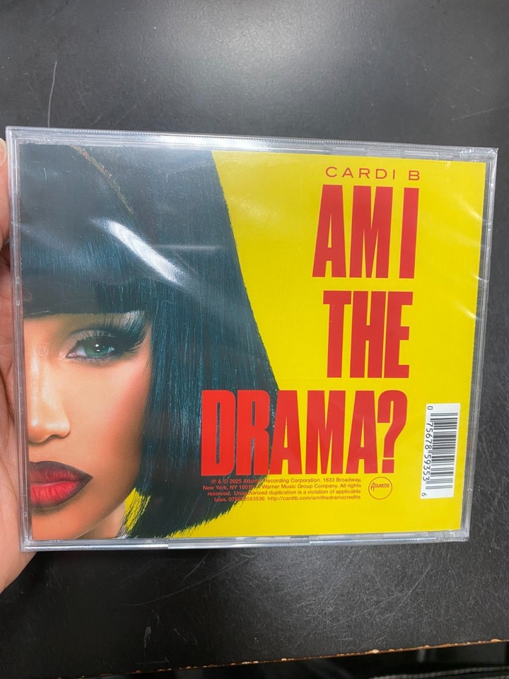 Cardi B - AM I THE DRAMA? Magnet (Alternate Cover #4 Signed CD Insert ...