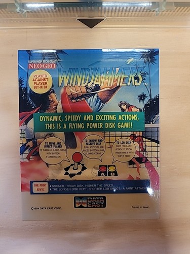 NEOGEO MVS Flying Power Disc / Wind Jammer Arcade Cartridge Rare ...