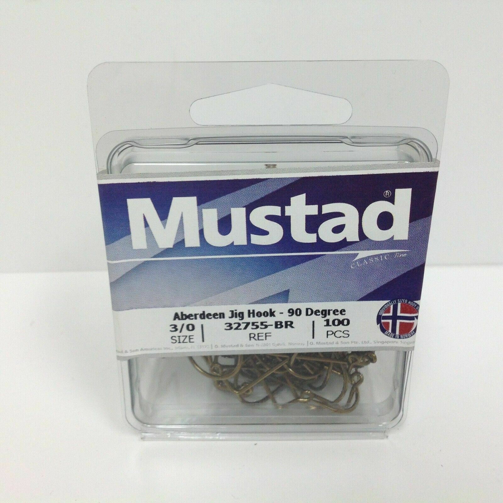 Mustad 32756 Aberdeen Jig Hook Bronze for sale online | eBay