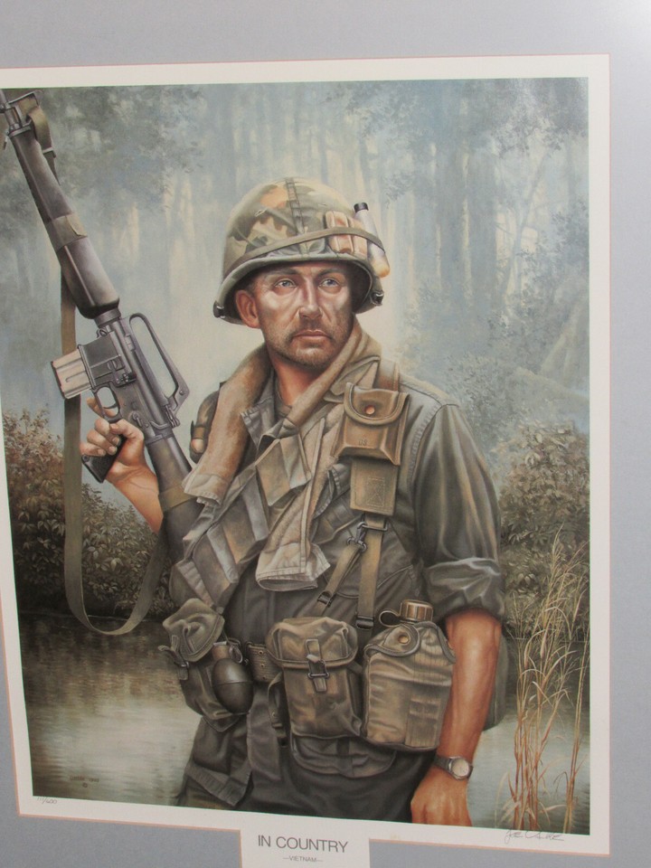 'IN COUNTRY' LIMITED EDITION SIGNED PRINT BY JOE UMBLE! VIETNAM WAR U.S ...