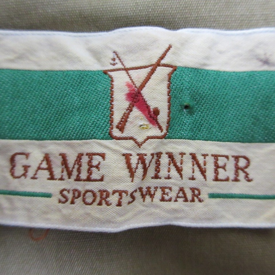 Vintage Game Winner Sportsman Jacket Men L Tan Hunting Field Coat ...
