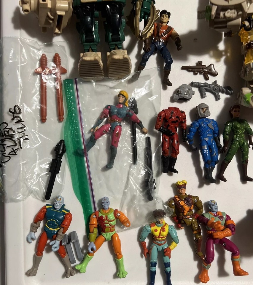Vintage Lot Loose Exo Squad Action Figures Vehicles And Accessories 90s ...