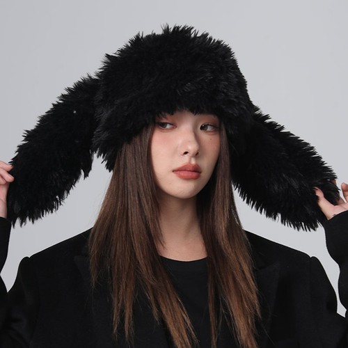 Windproof Winter Hat Unisex Cosplay Cap Fluffy Rabbit Ear for Women ...